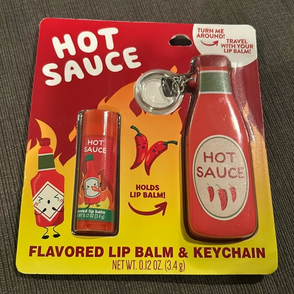 N/A | Makeup | Hot Sauce Flavored Lip Balm Chapstick And Keychain ...